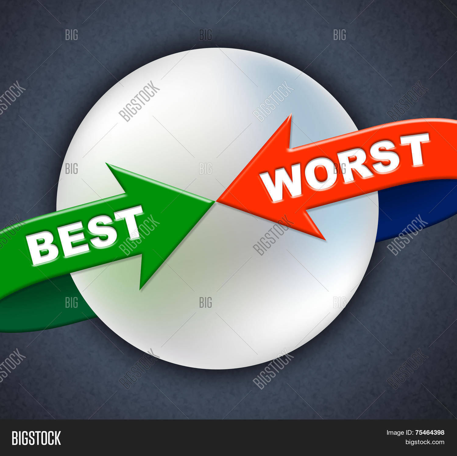 Best Worst Arrows Image & Photo (Free Trial) | Bigstock