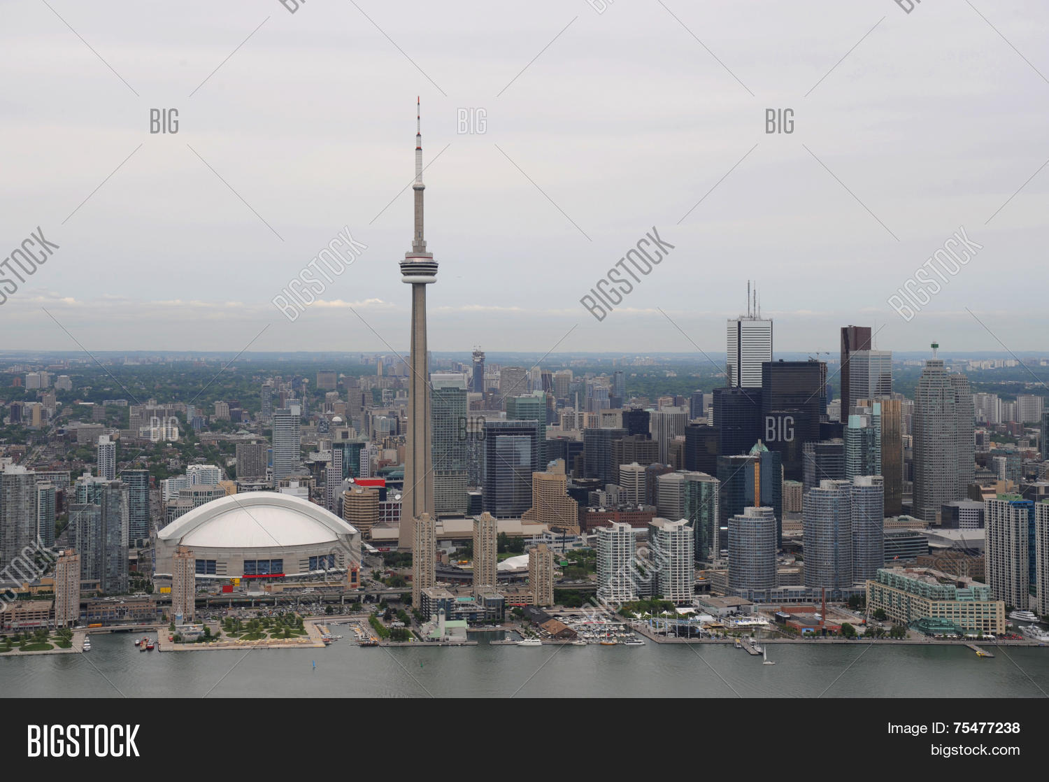 Aerial View Downtown Image & Photo (Free Trial) | Bigstock