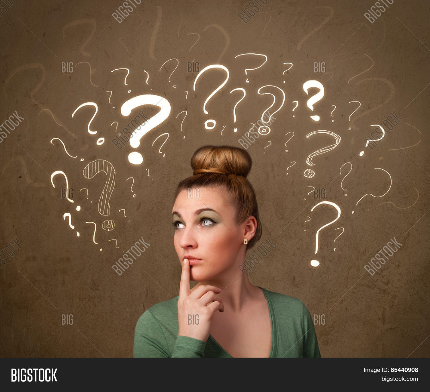 Teenage Girl Question Image & Photo (Free Trial) | Bigstock
