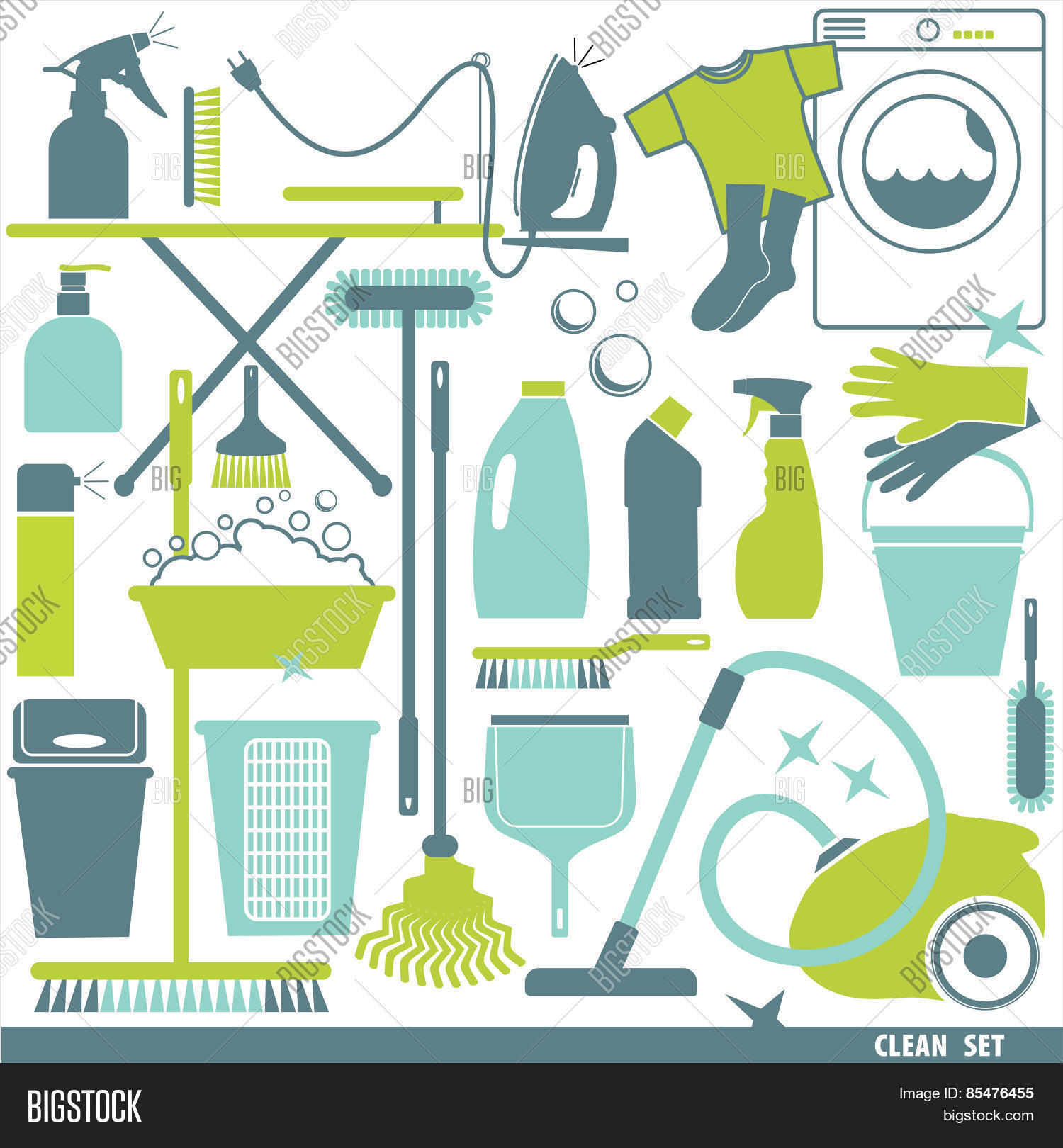 Cleaning Background Vector & Photo (Free Trial) | Bigstock