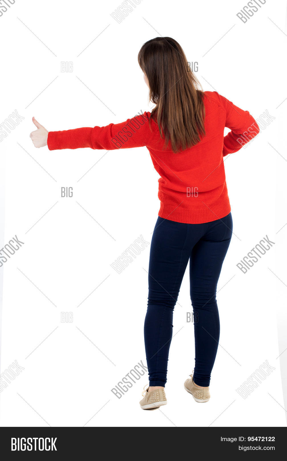 Imagen y foto Back View Woman (prueba gratis) | Bigstock