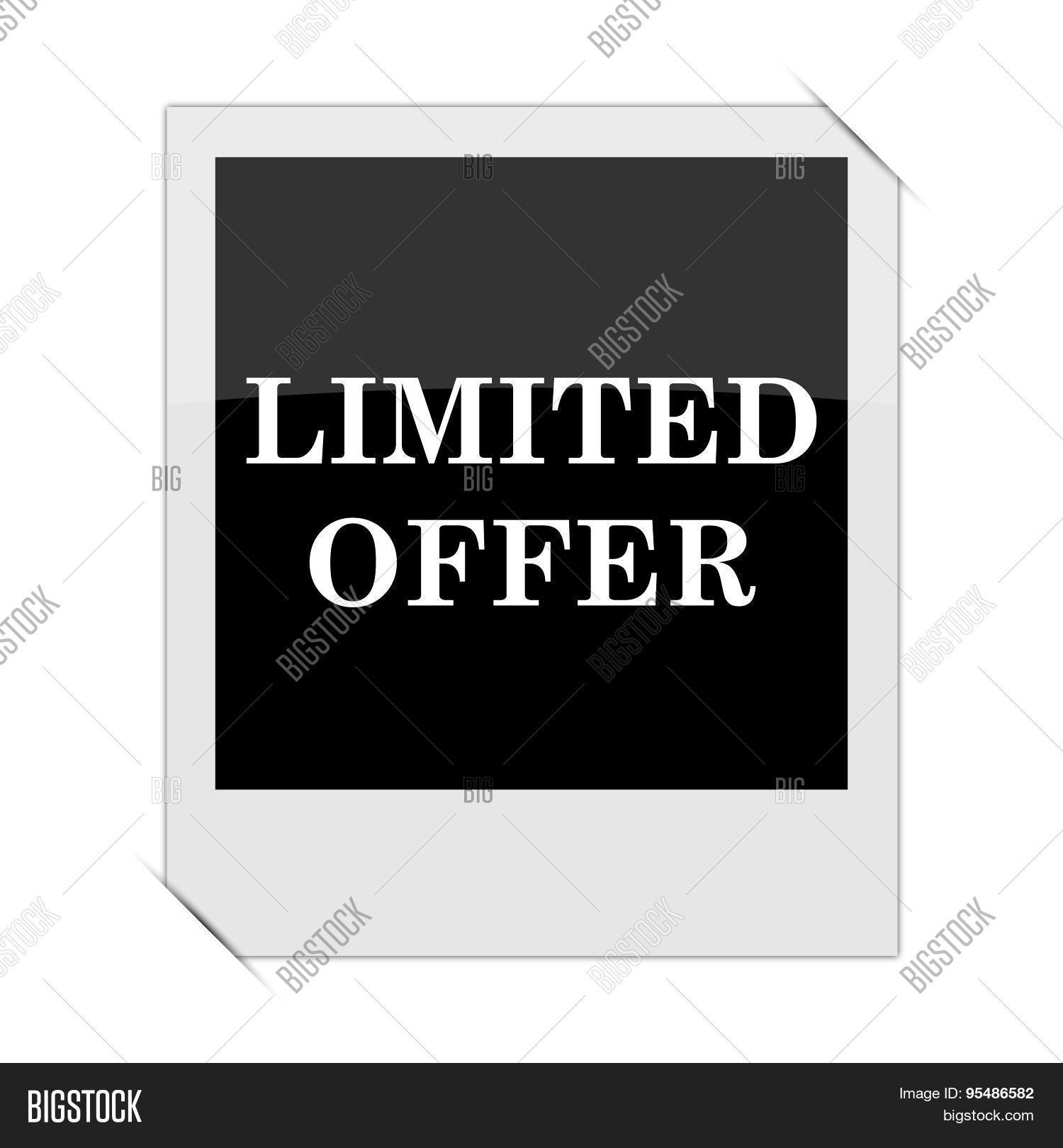 Limited Offer Icon Image & Photo (Free Trial) | Bigstock