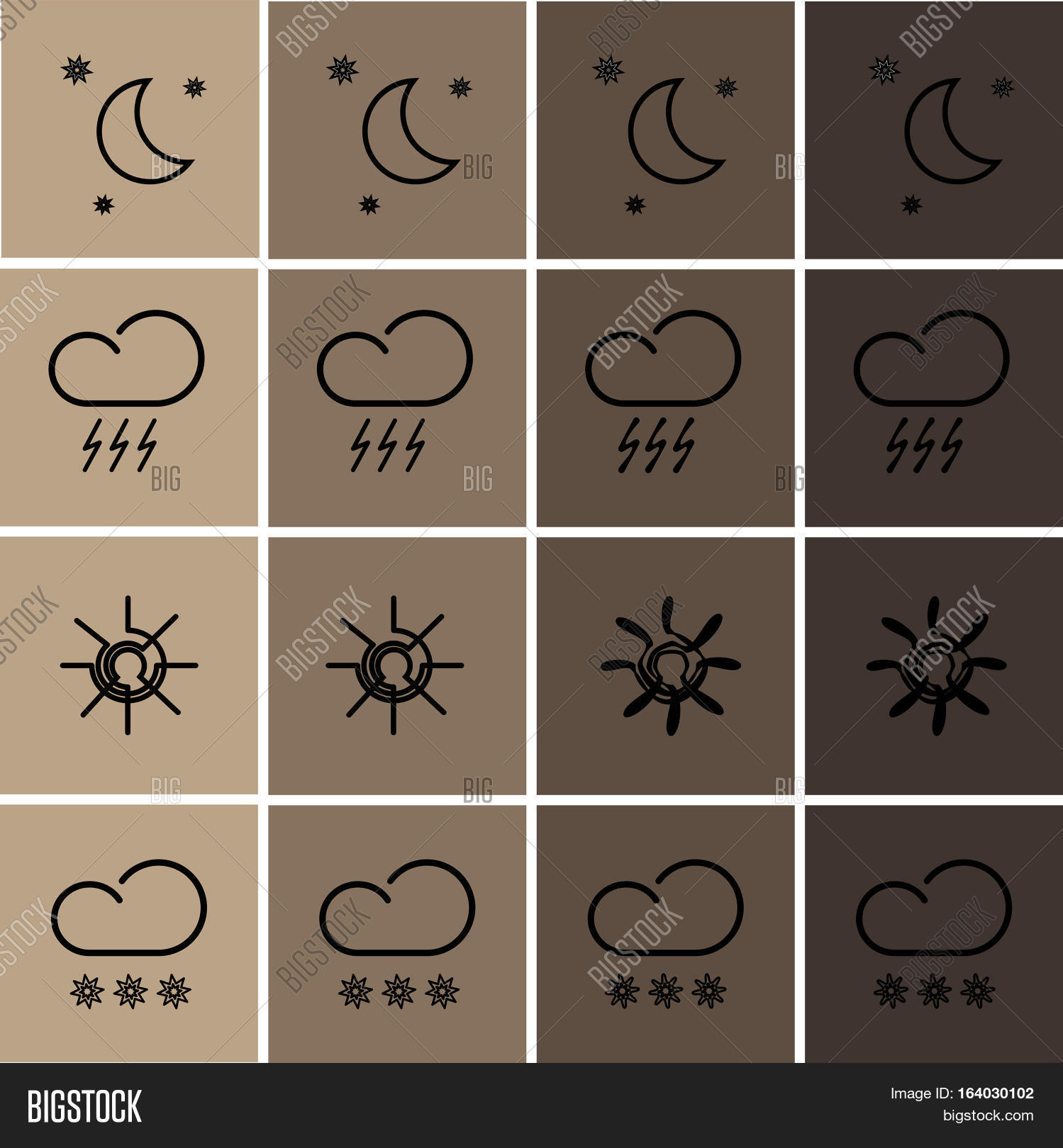 Set Different Weather Vector & Photo (Free Trial) | Bigstock