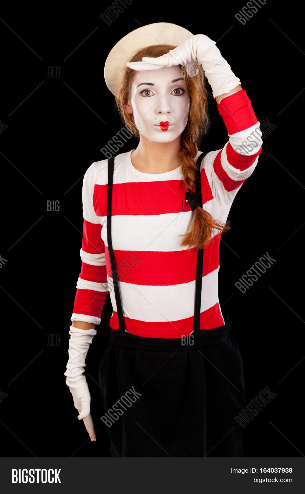 Female Mime Comedian Image & Photo (Free Trial) | Bigstock