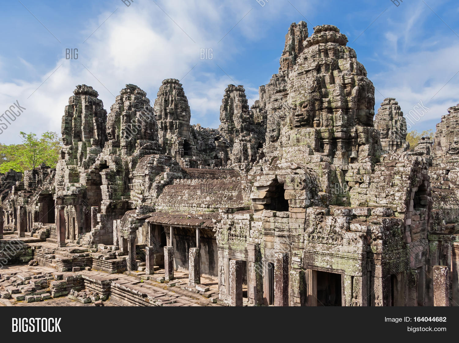 Towers Faces Angkor Image & Photo (Free Trial) | Bigstock