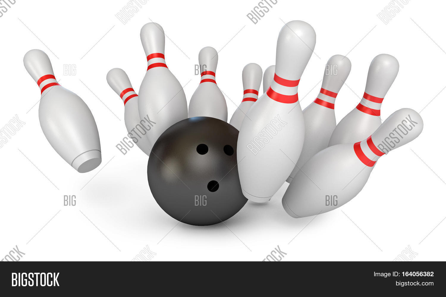 Bowling Ball Crashing Image & Photo (Free Trial) | Bigstock