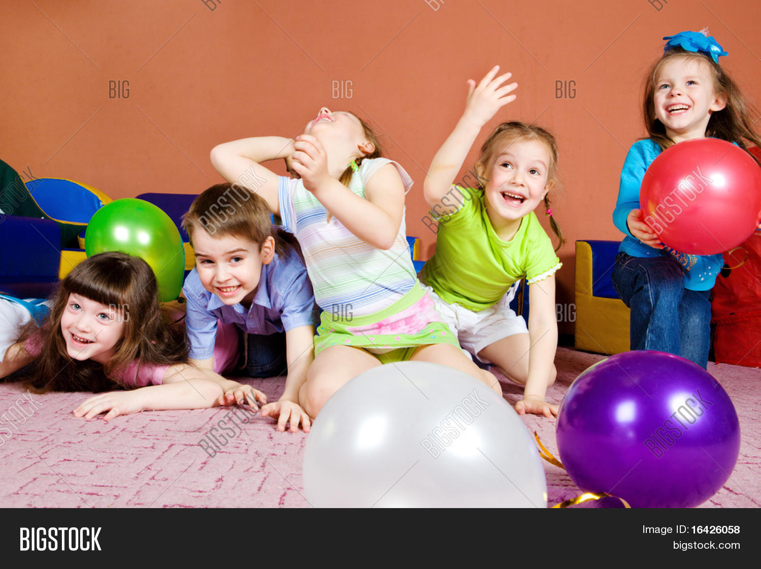 Happy Preschool Kids Image & Photo (Free Trial) | Bigstock