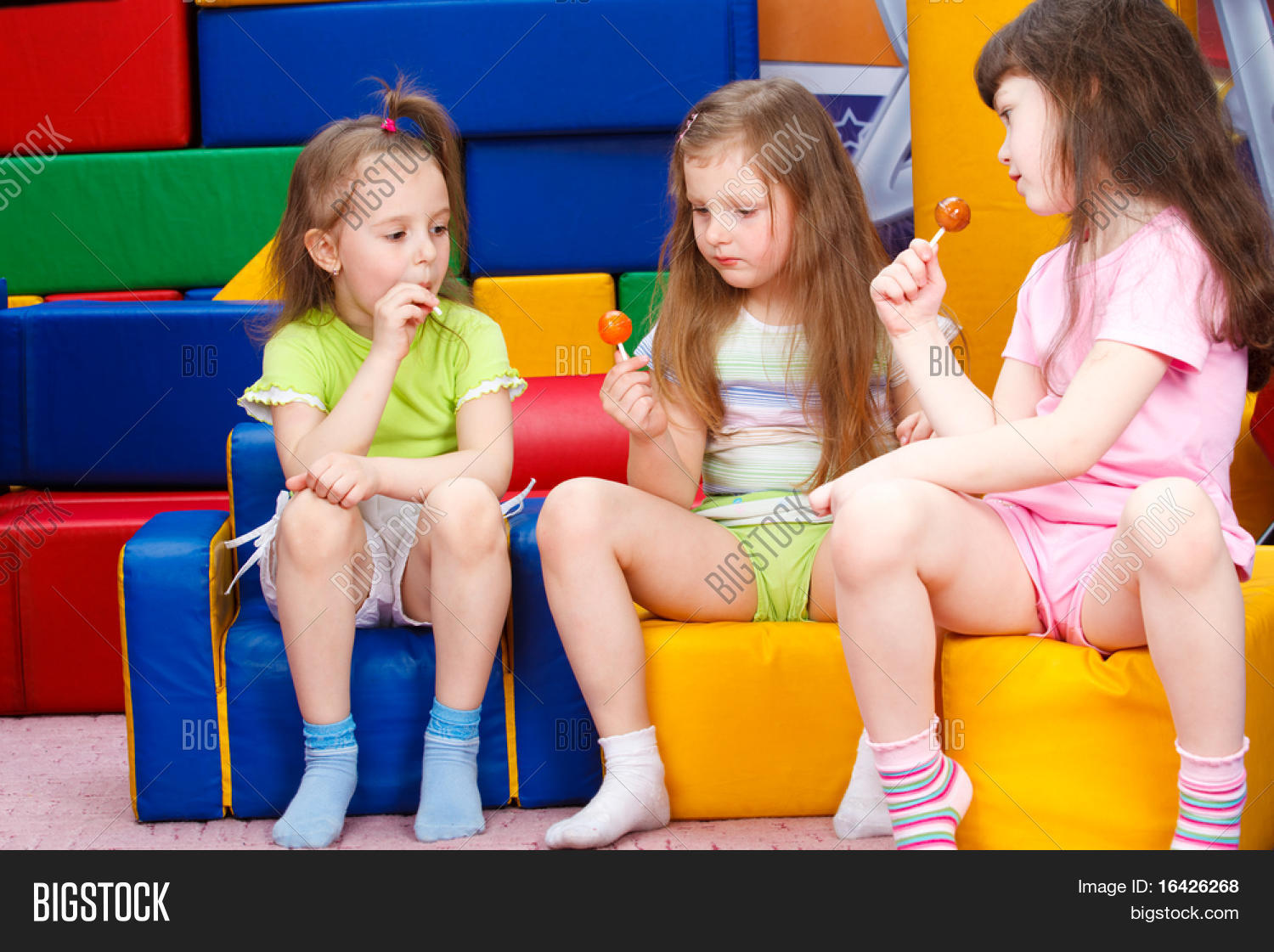 Happy Preschool Girls Image & Photo (Free Trial) | Bigstock