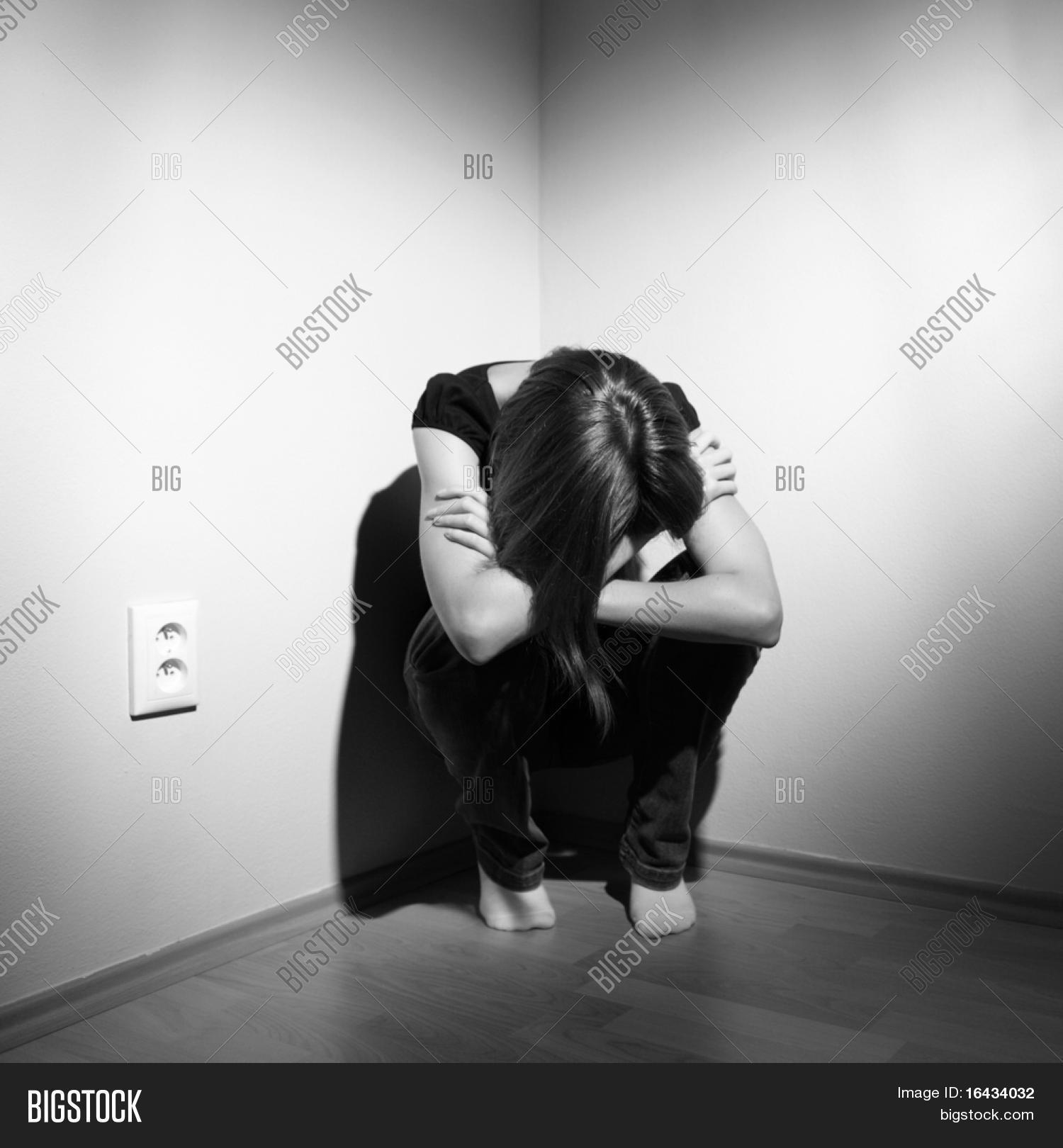 Depressed Young Woman Image & Photo (Free Trial) | Bigstock