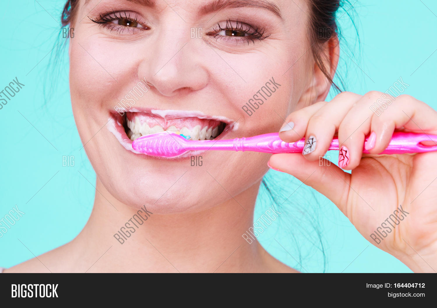 Woman Brushing Image & Photo (Free Trial) | Bigstock