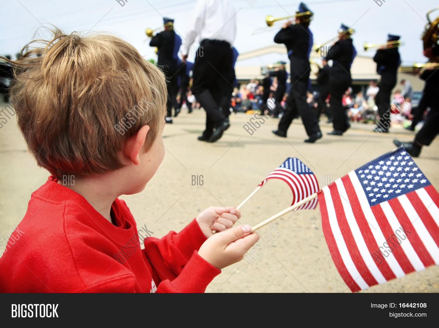 Boy Watching Parade Image & Photo (Free Trial) | Bigstock
