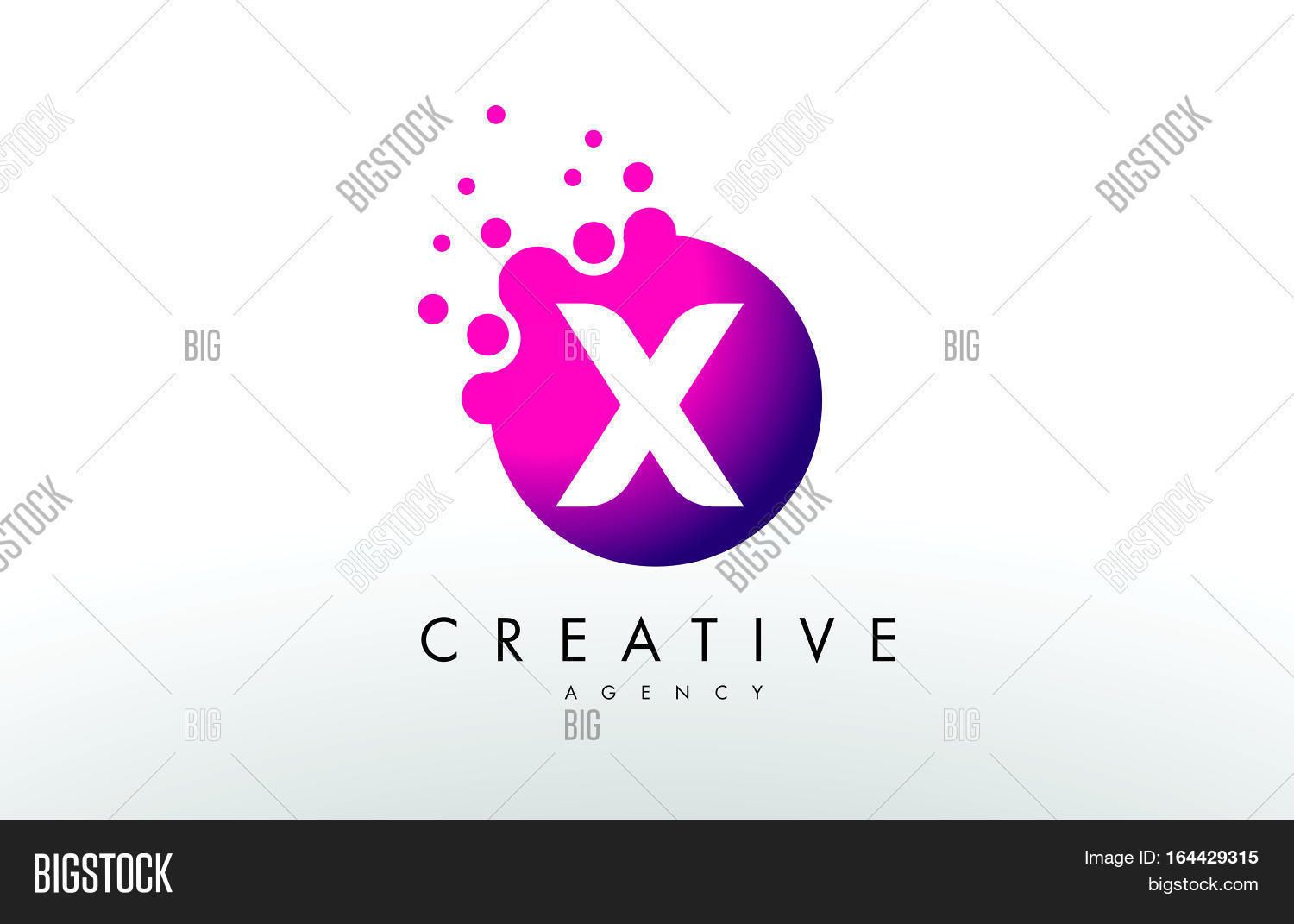 Dots Letter X Logo. X Vector & Photo (Free Trial) | Bigstock