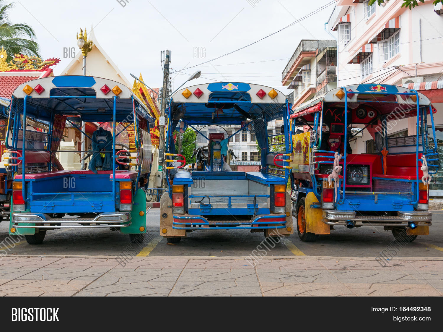 Blue Funny Rickshaws ( Image & Photo (Free Trial) | Bigstock