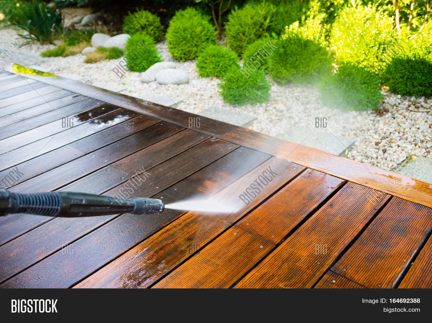 Cleaning Terrace Power Image & Photo (Free Trial) | Bigstock
