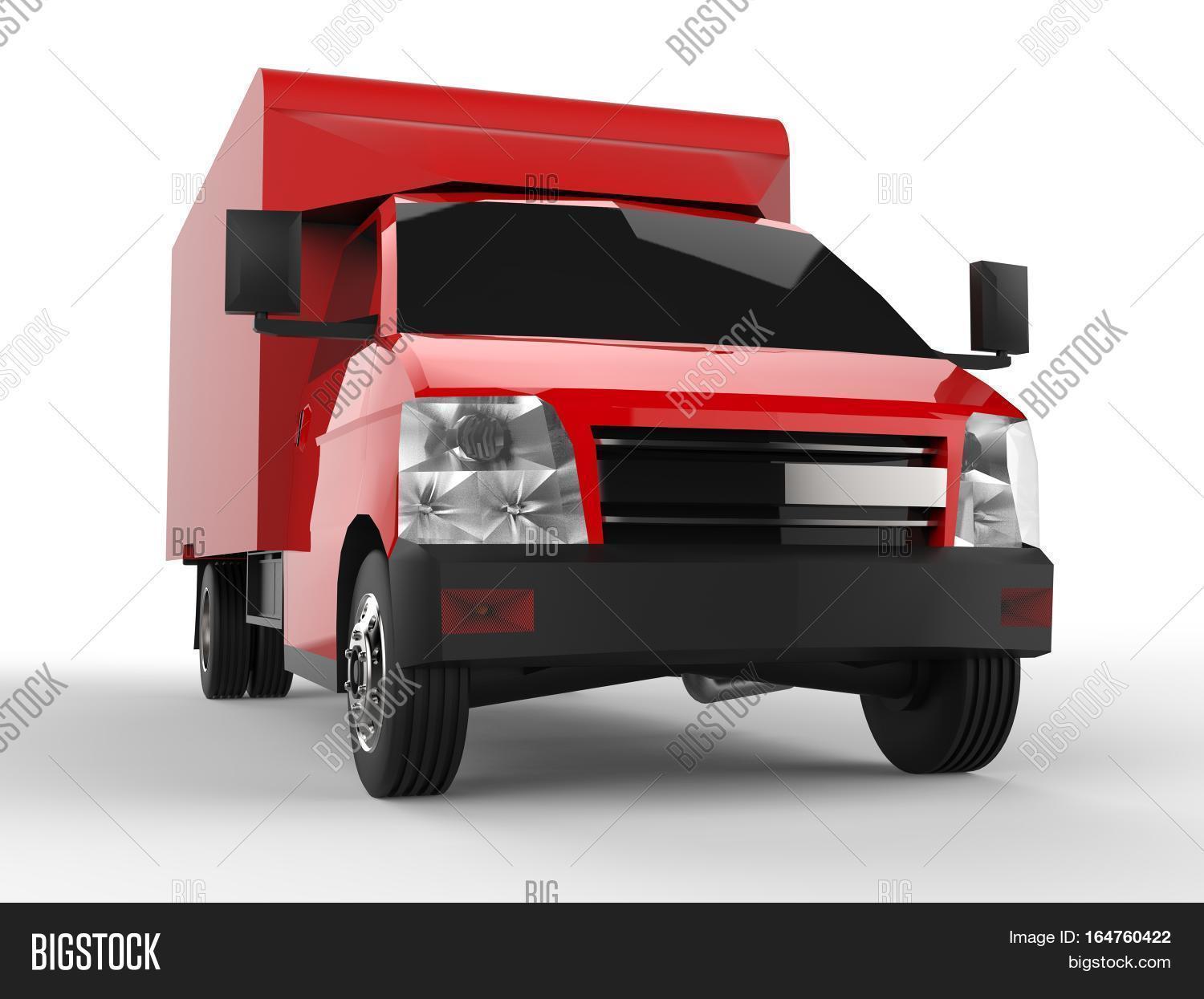 Small Red Truck. Car Image & Photo (Free Trial) | Bigstock