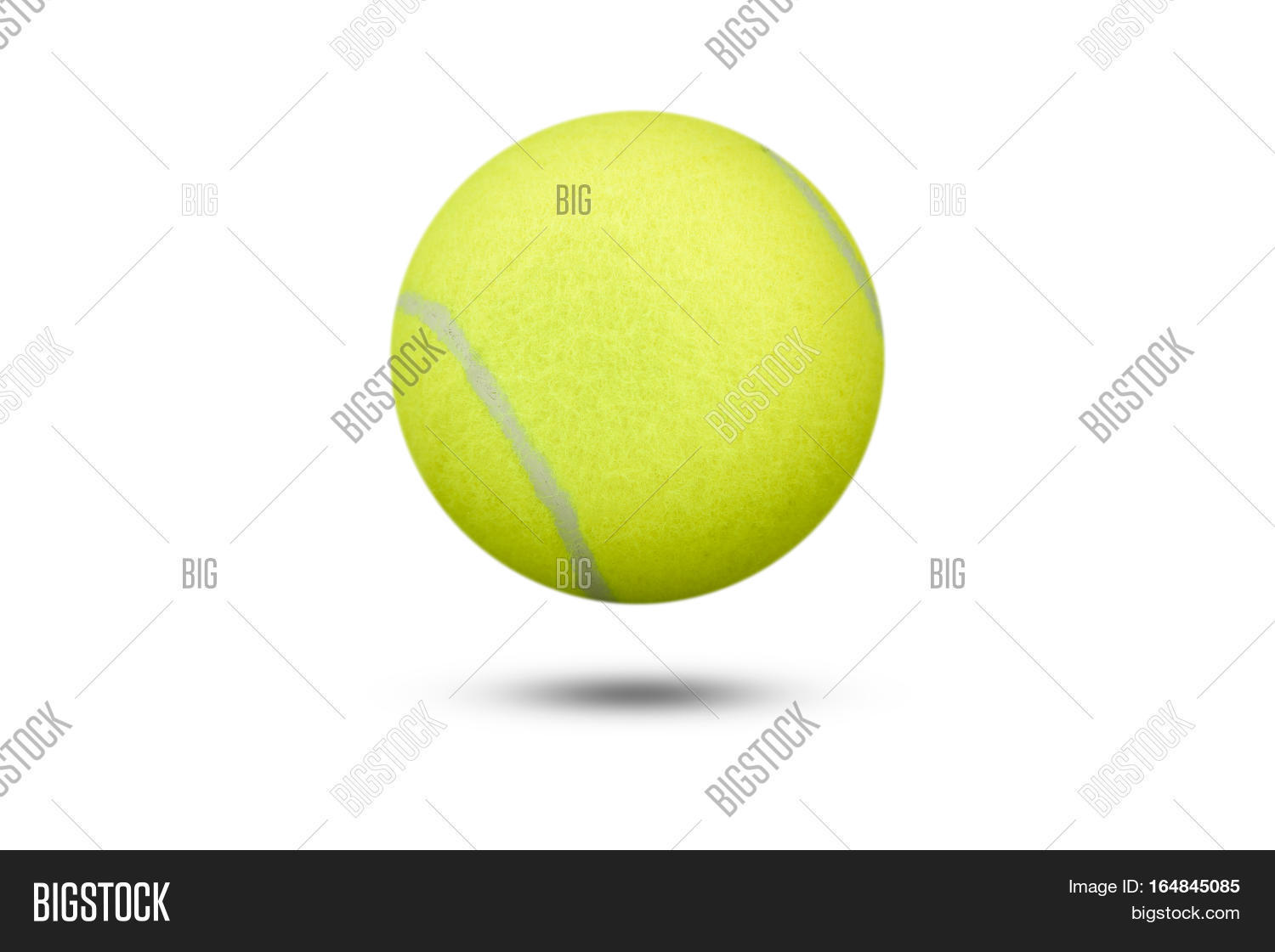 Tennis Ball On White Image & Photo (Free Trial) | Bigstock