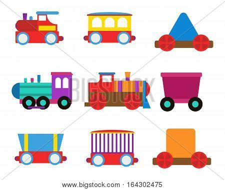 Cartoon Toy Train Vector & Photo (Free Trial) | Bigstock