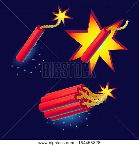Bomb Sparkles Icon. Vector & Photo (Free Trial) | Bigstock