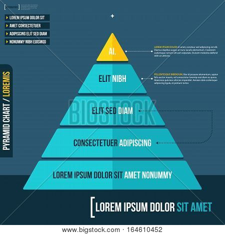 Layered Pyramid Chart Vector & Photo (Free Trial) | Bigstock