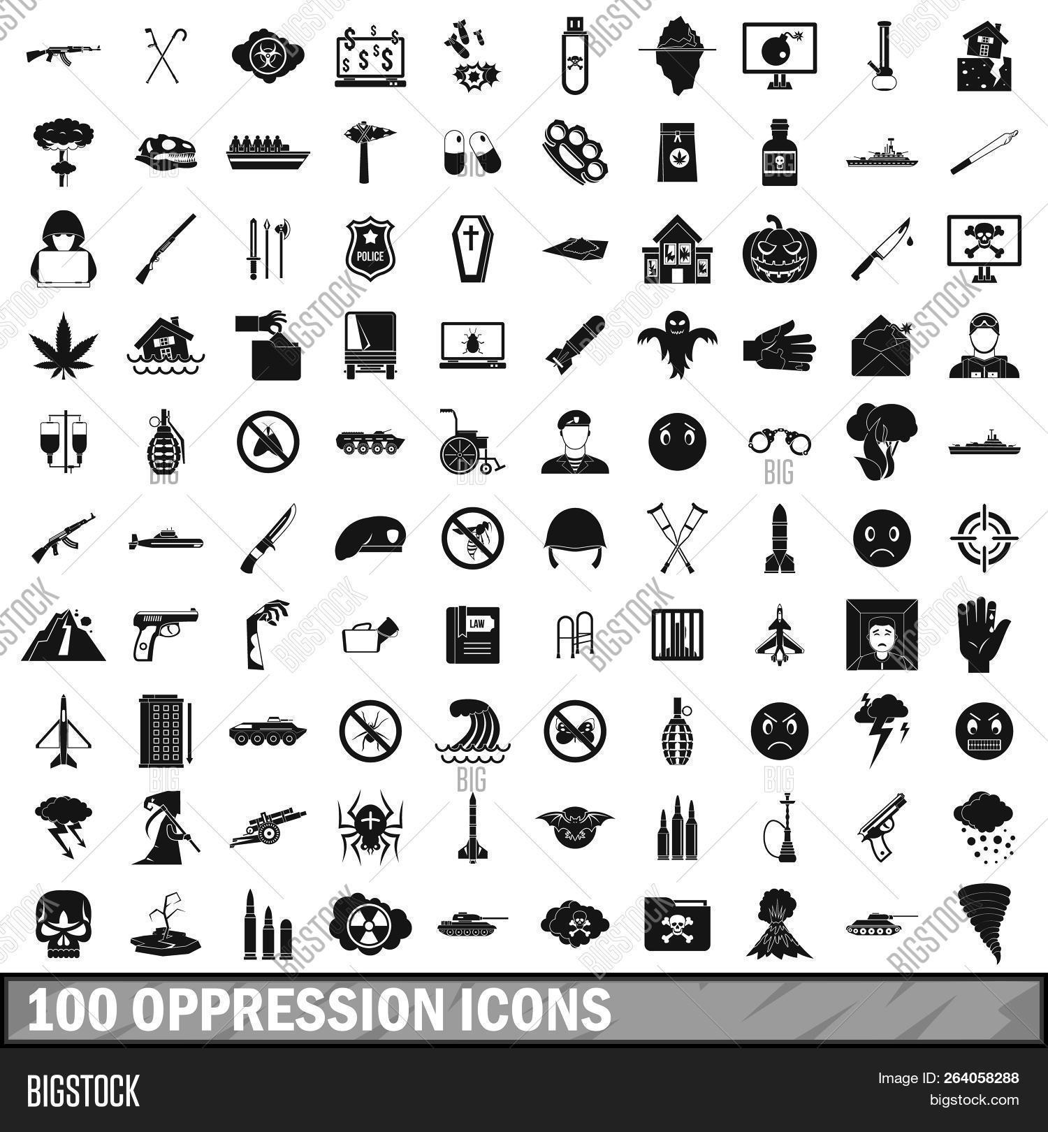 100 Oppression Icons Image & Photo (Free Trial) | Bigstock