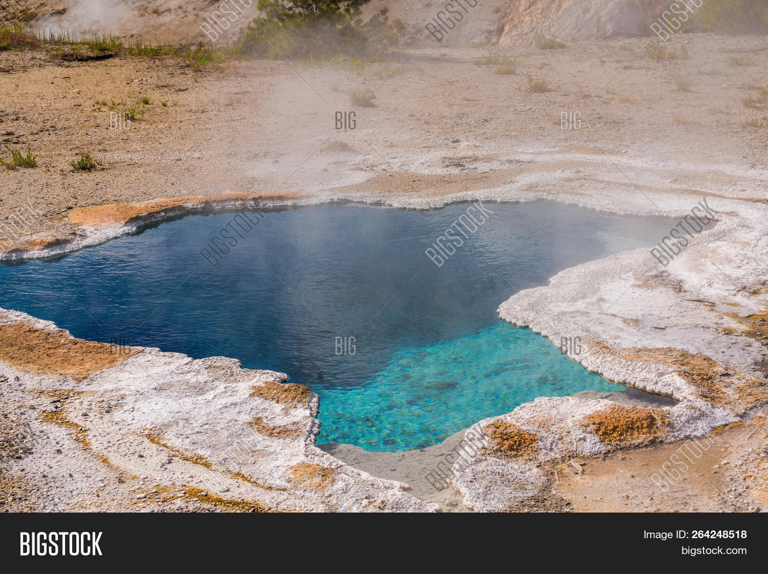 Hot Spring Yellowstone Image & Photo (Free Trial) | Bigstock