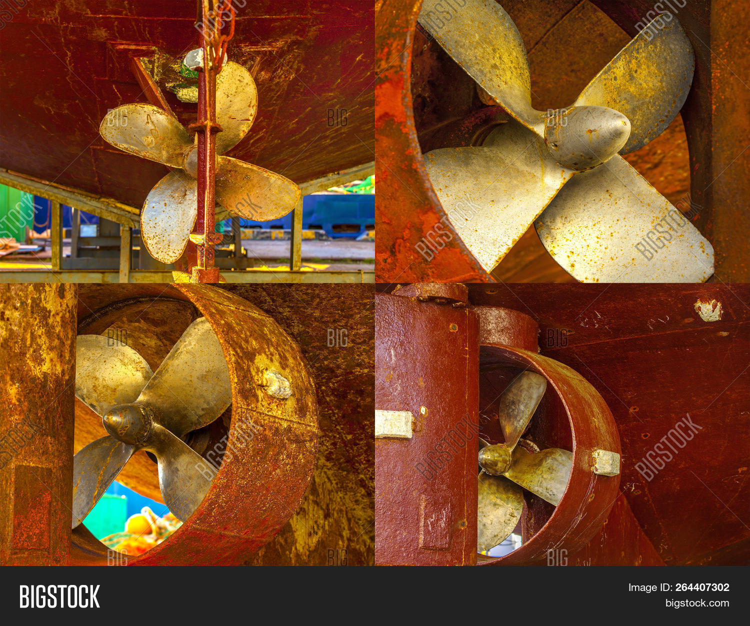 Set Ship Propellers Image & Photo (Free Trial) | Bigstock