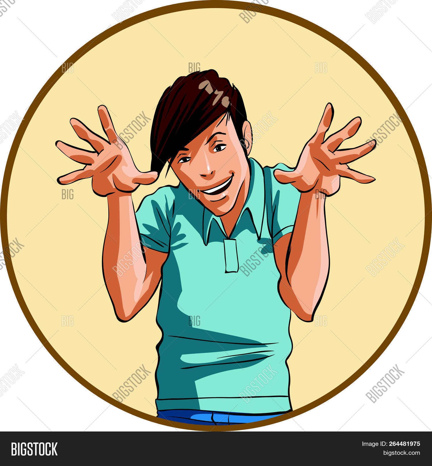 Man Intense Vector & Photo (Free Trial) | Bigstock