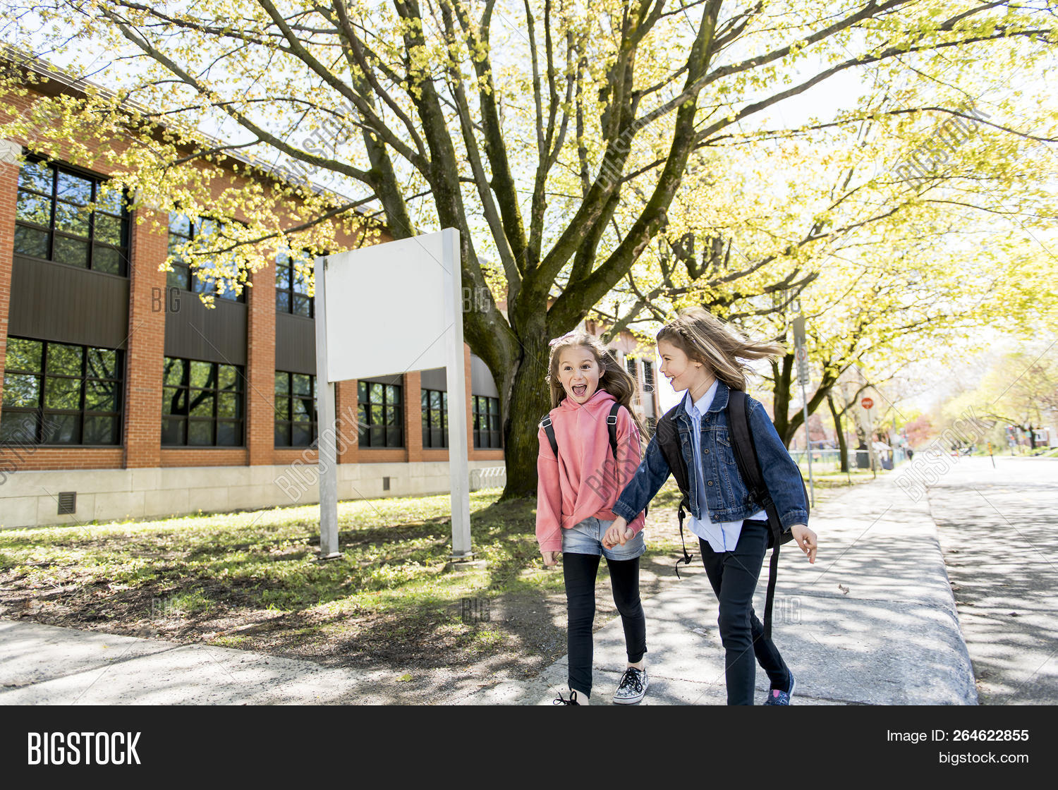 Two Students Outside Image & Photo (Free Trial) | Bigstock