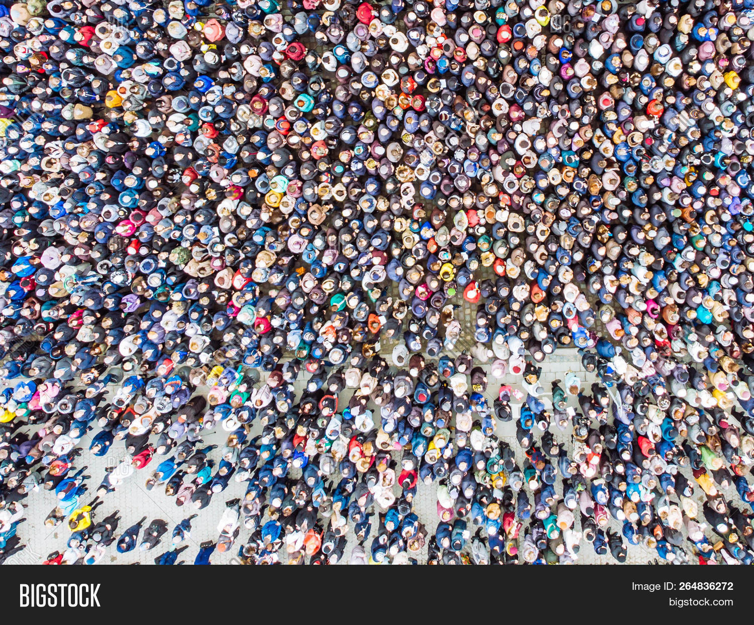 Above View On Crowd. Image & Photo (Free Trial) | Bigstock