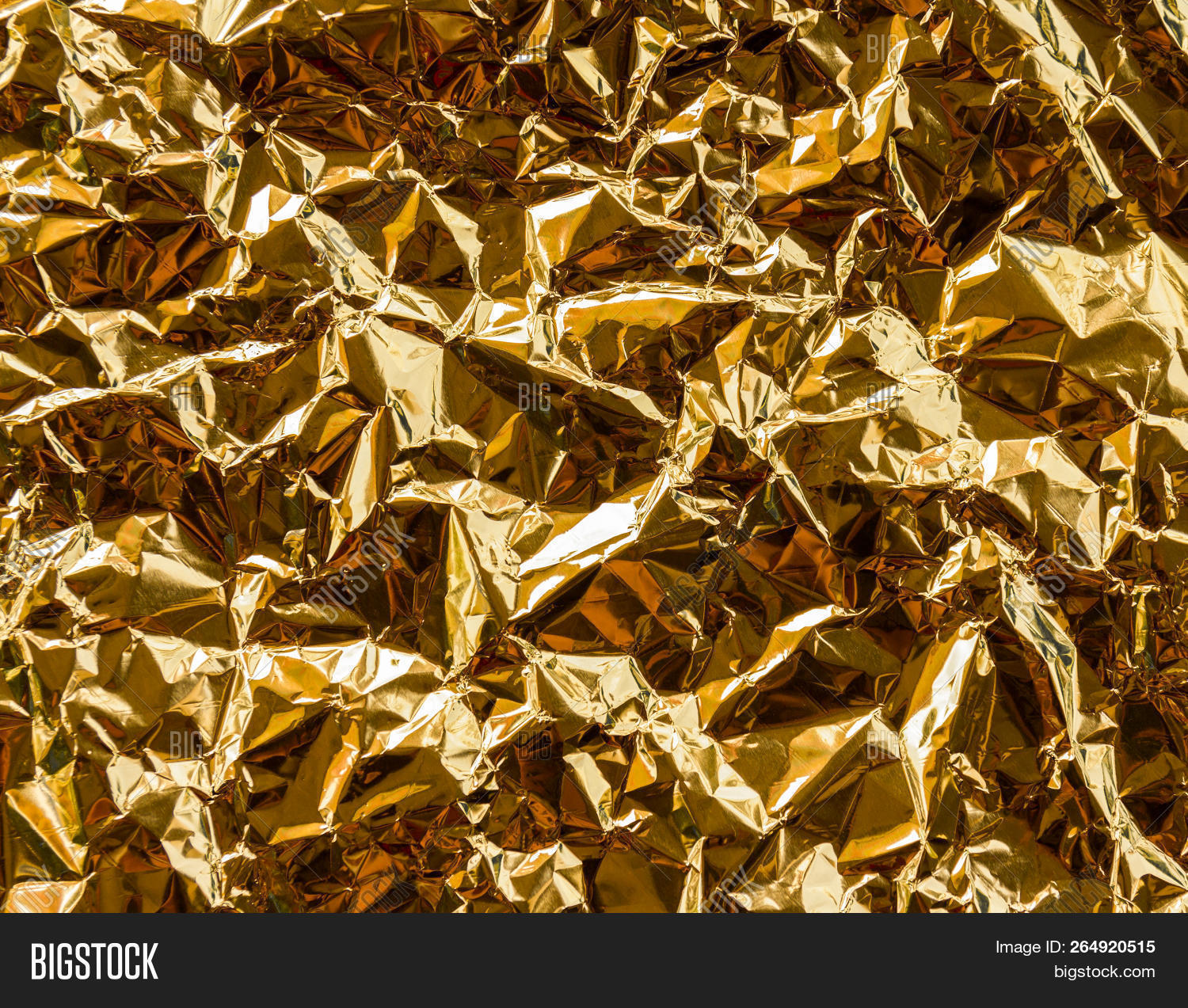Crumpled Gold Foil Image & Photo (Free Trial) | Bigstock