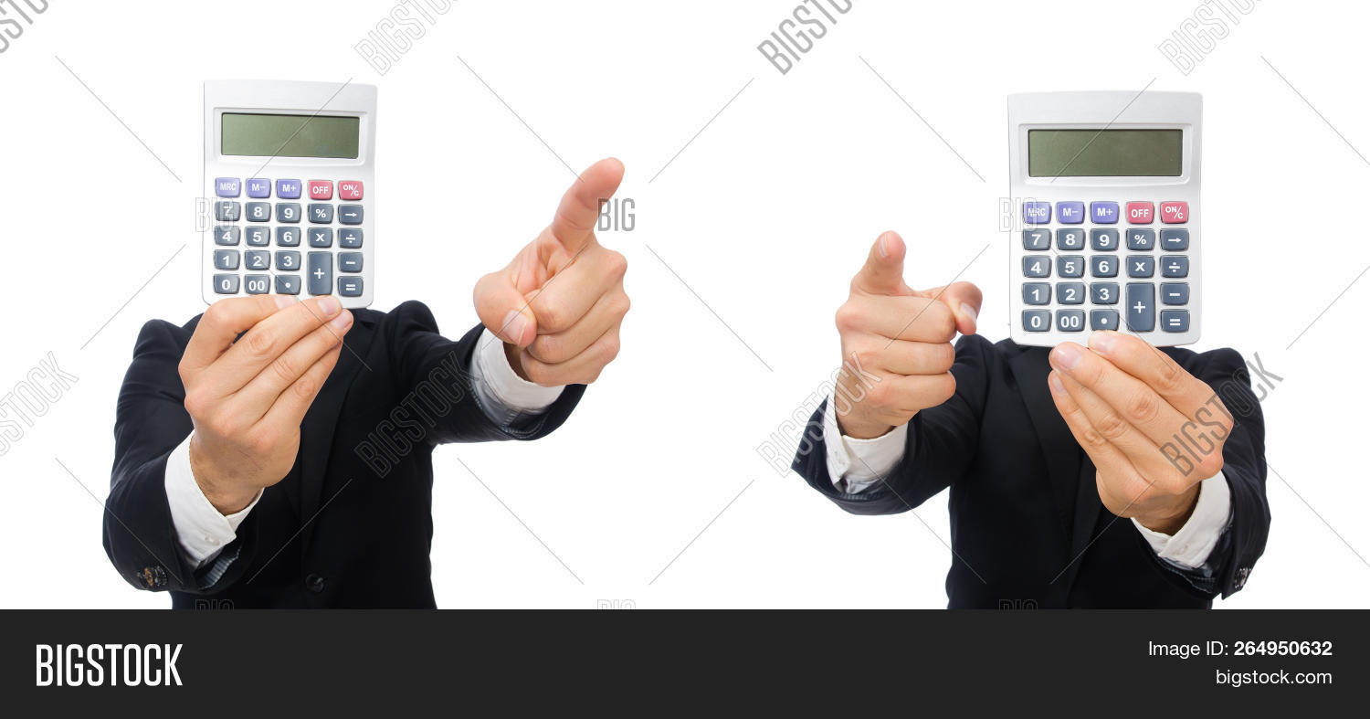 Man Calculator Image & Photo (Free Trial) | Bigstock