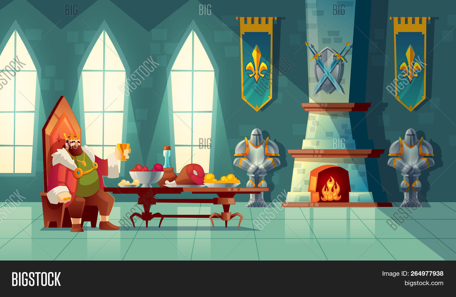 Castle Hall King Eats Image & Photo (Free Trial) | Bigstock