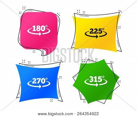 Angle 180-315 Degrees Vector & Photo (Free Trial) | Bigstock