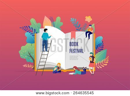Book Festival Concept Vector & Photo (Free Trial) | Bigstock