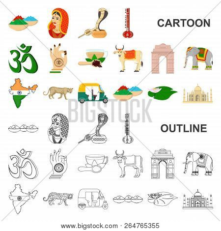 Country India Cartoon Vector & Photo (Free Trial) | Bigstock