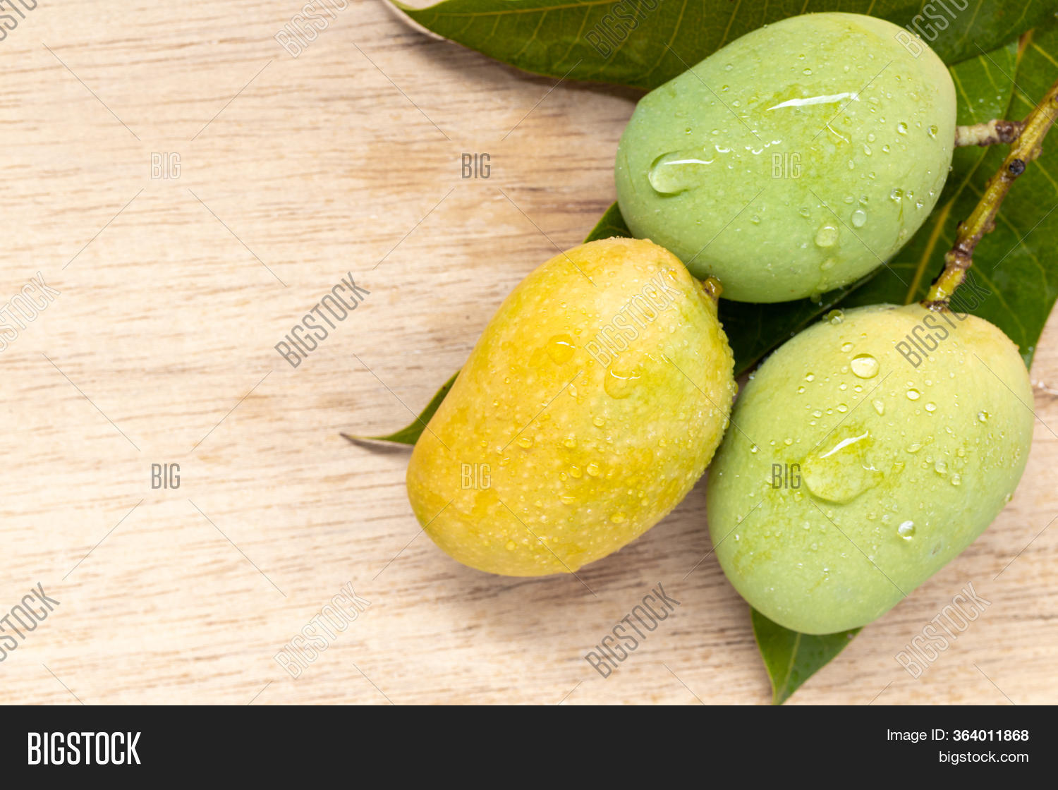 Wild Mango On Wooden Image & Photo (Free Trial) | Bigstock