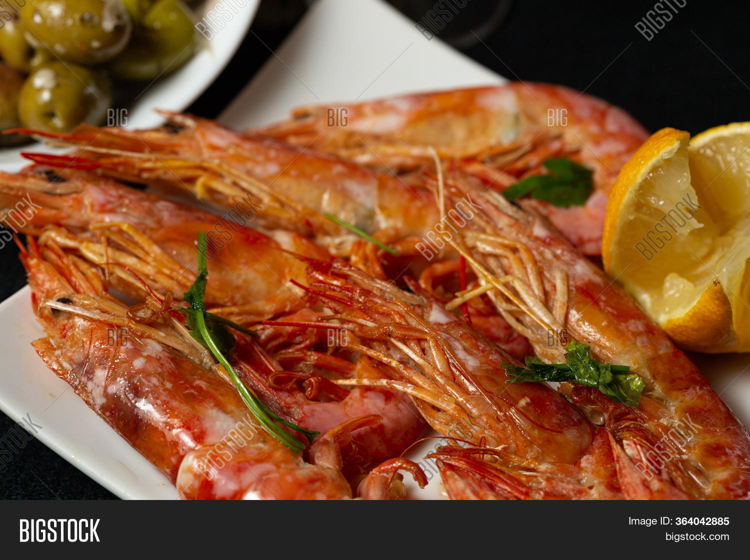 Plate Prawns Image & Photo (Free Trial) | Bigstock