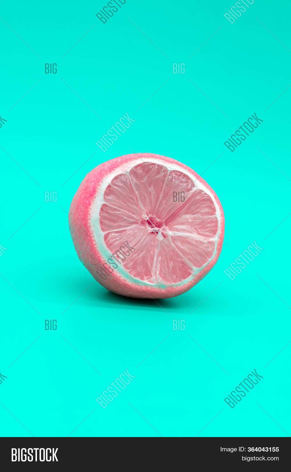 Pink Lemon On Green Image & Photo (Free Trial) | Bigstock