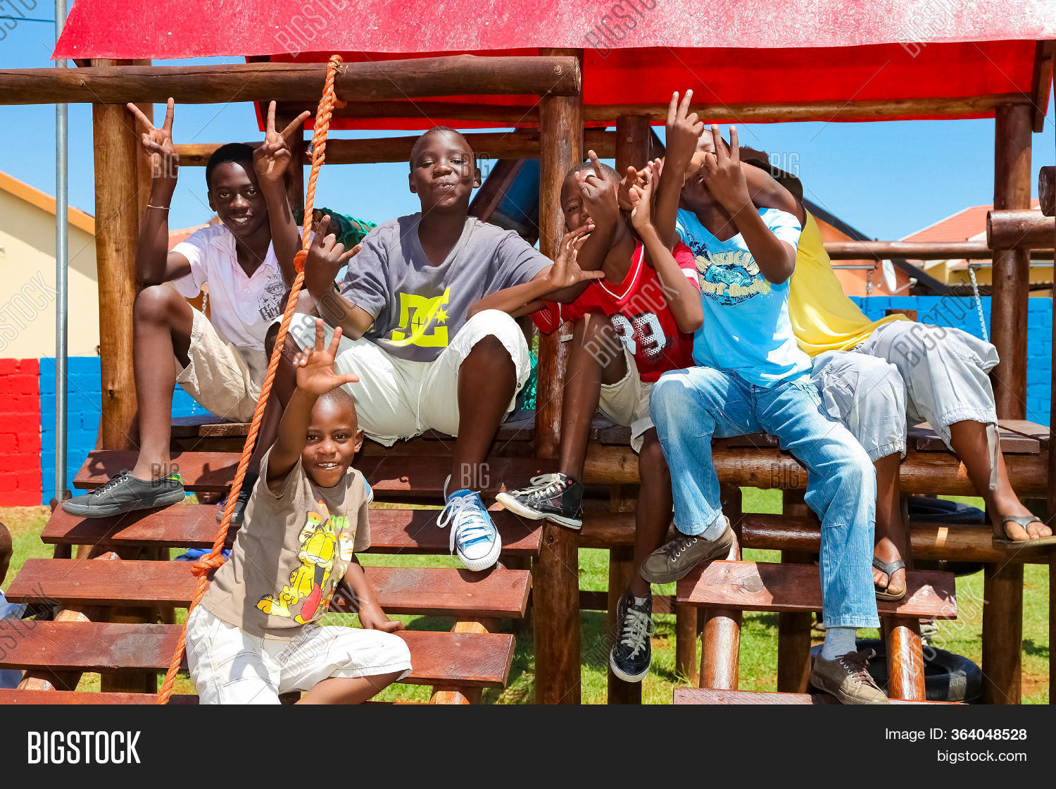 African Kids Playing Image & Photo (Free Trial) | Bigstock