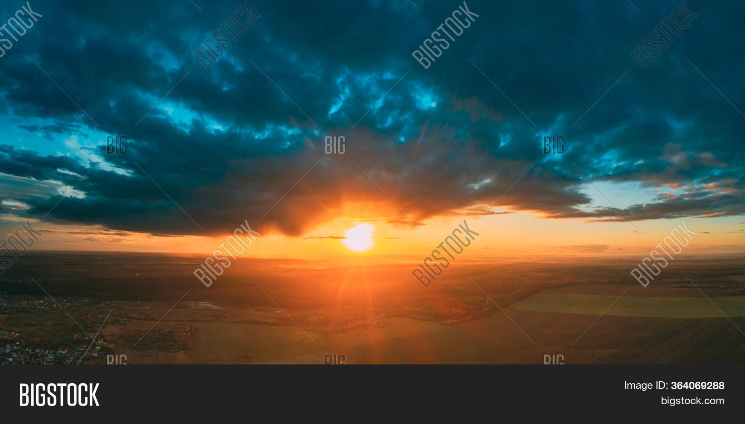 Aerial View Sunshine Image & Photo (Free Trial) | Bigstock
