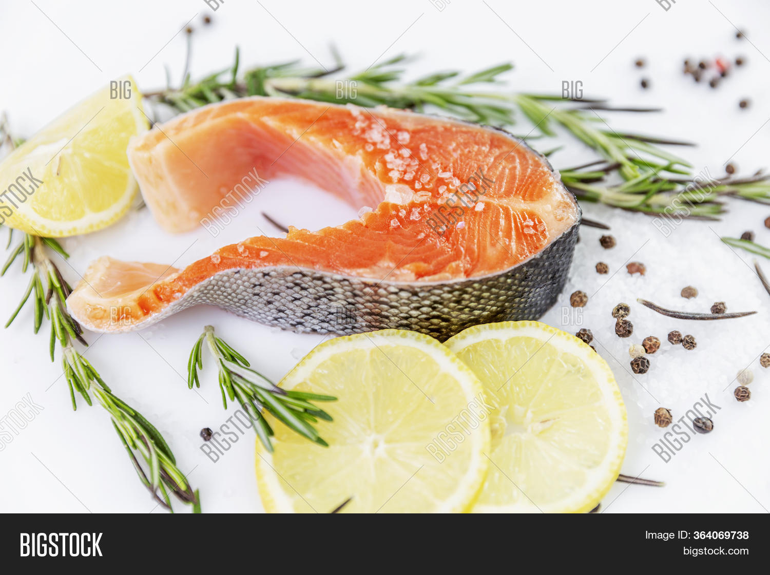 Uncooked Trout Sliced Image & Photo (Free Trial) | Bigstock