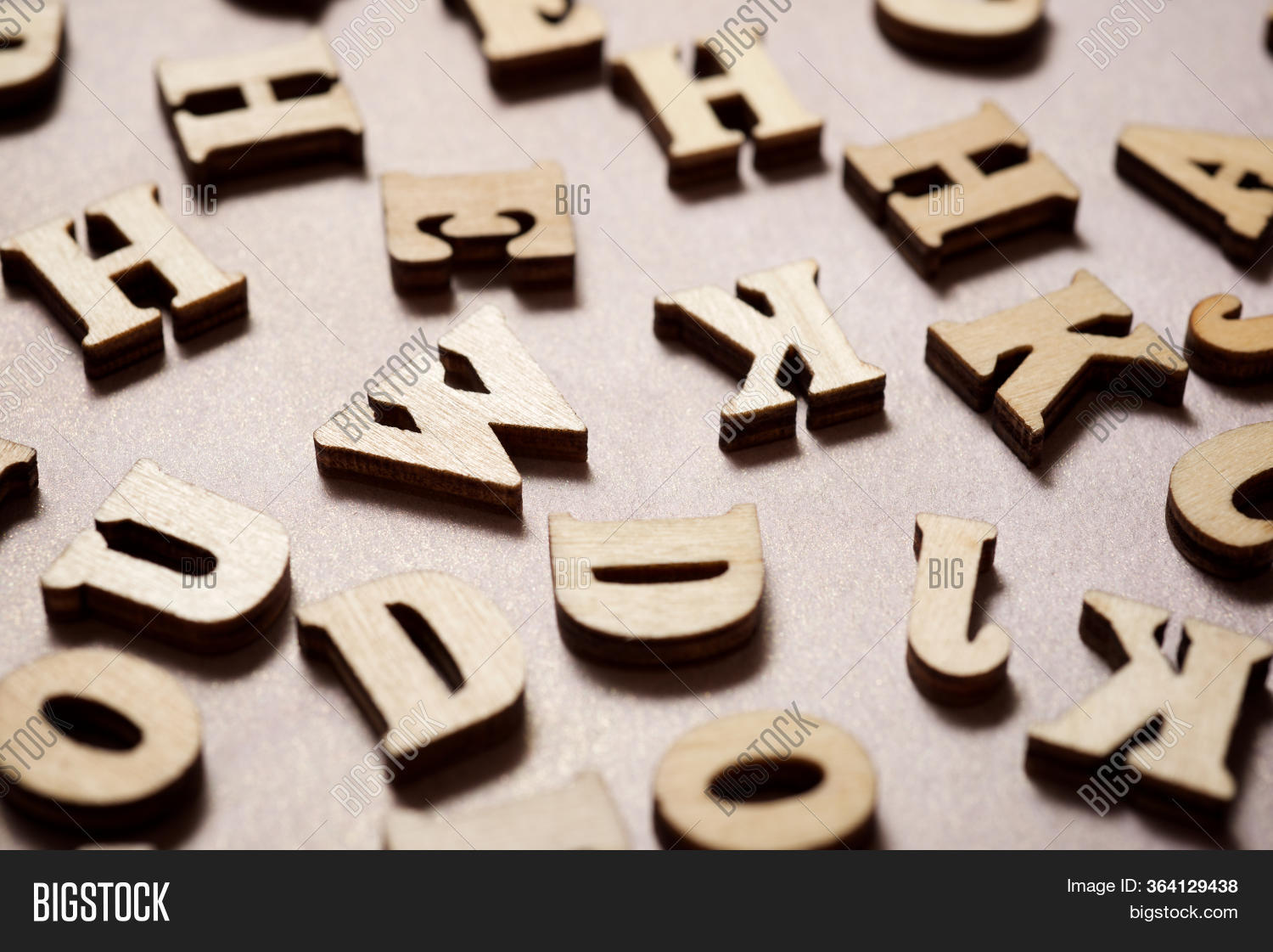 Wood Letters On Table Image & Photo (Free Trial) | Bigstock