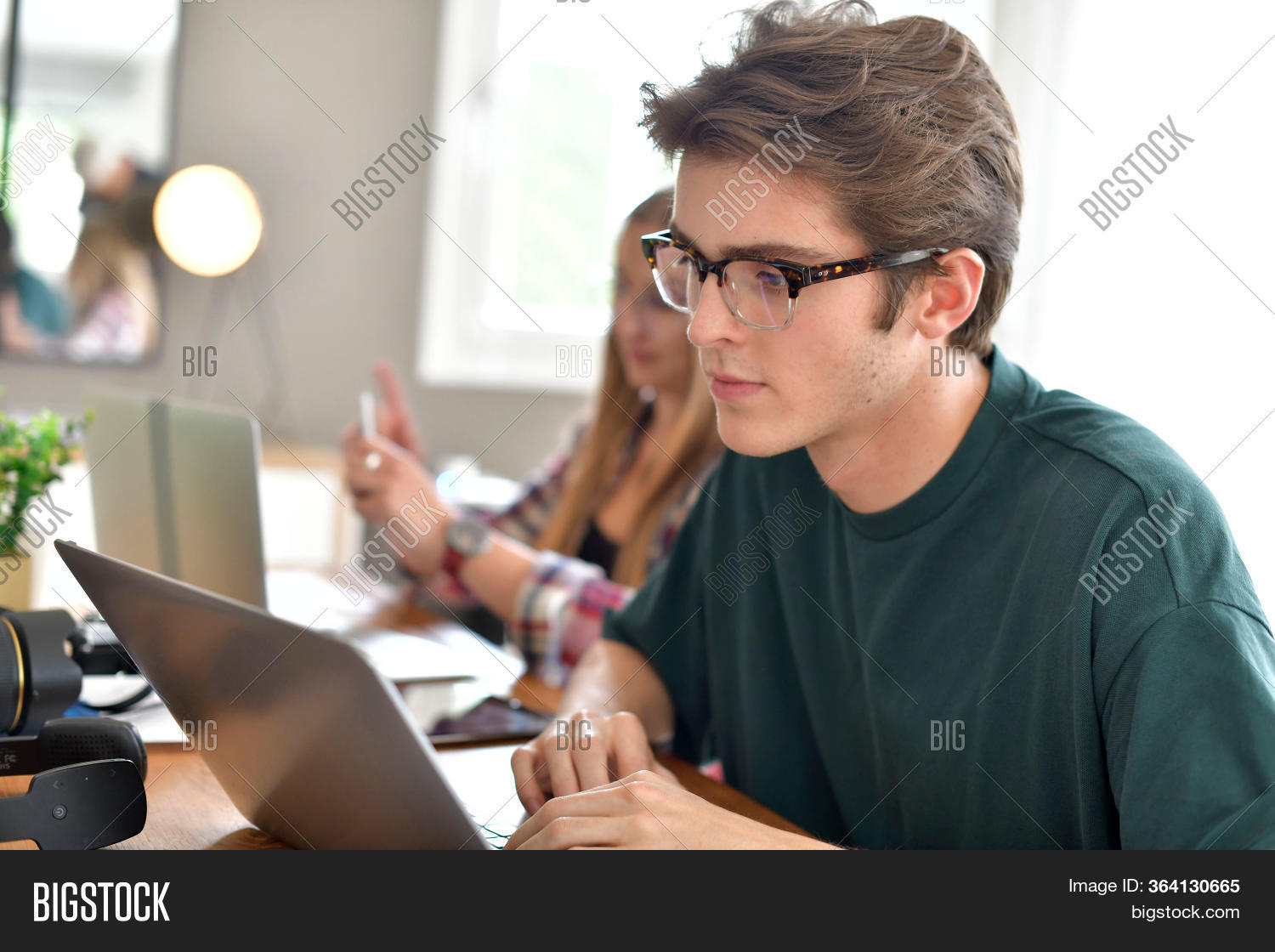 Young Student Studying Image & Photo (Free Trial) | Bigstock
