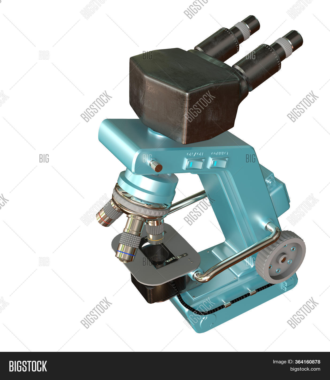 Blue Lab Microscope Image & Photo (Free Trial) | Bigstock