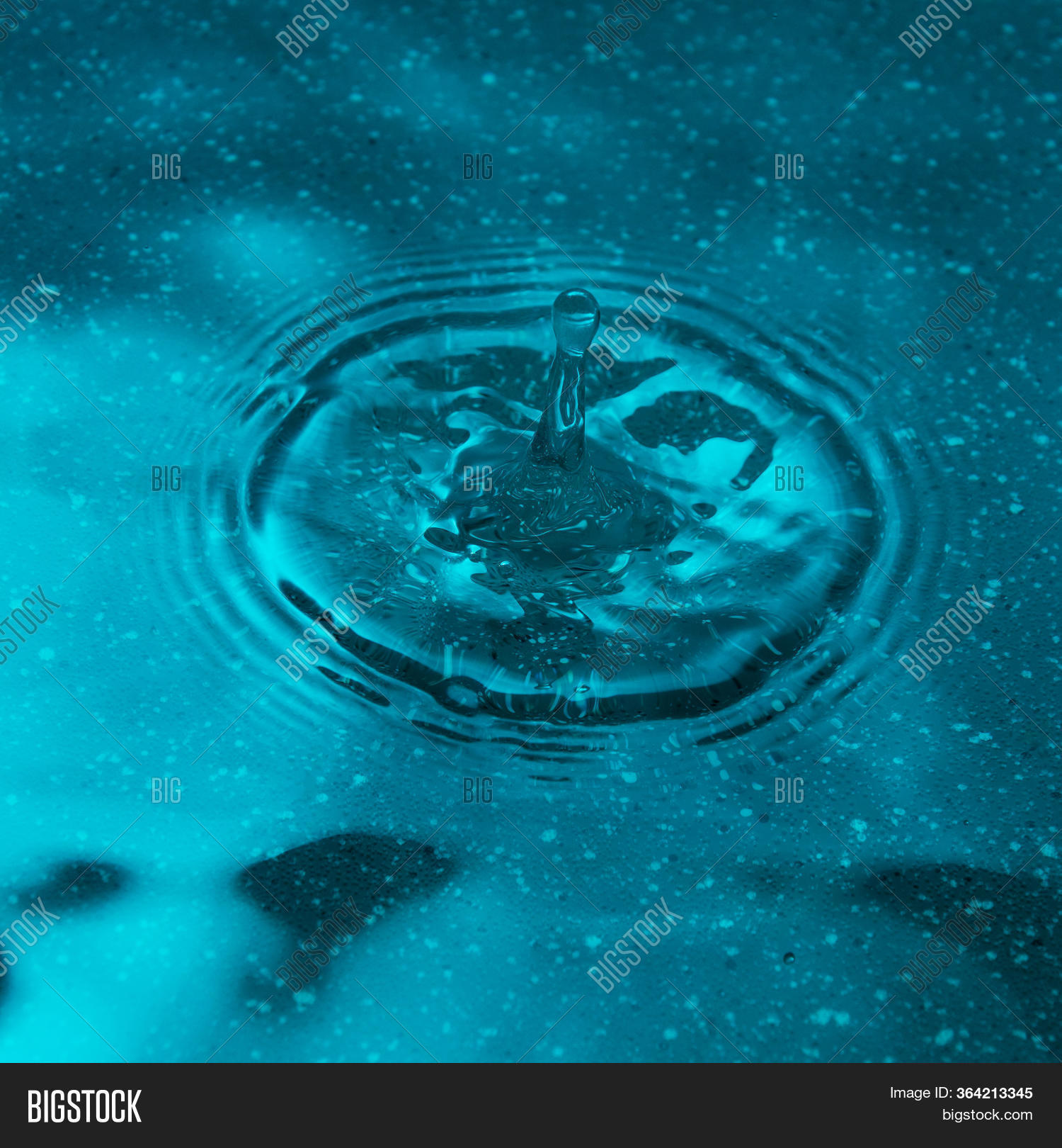 Drop Falling Into Image & Photo (Free Trial) | Bigstock