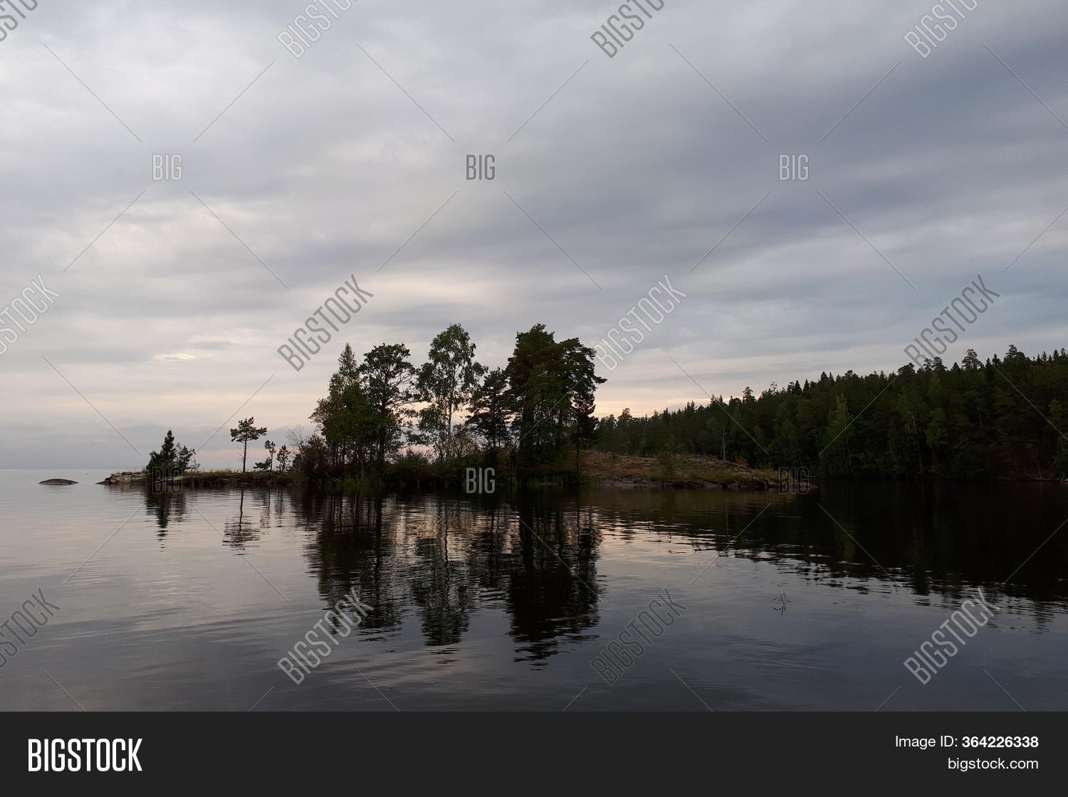 Small Island Lake Image & Photo (Free Trial) | Bigstock