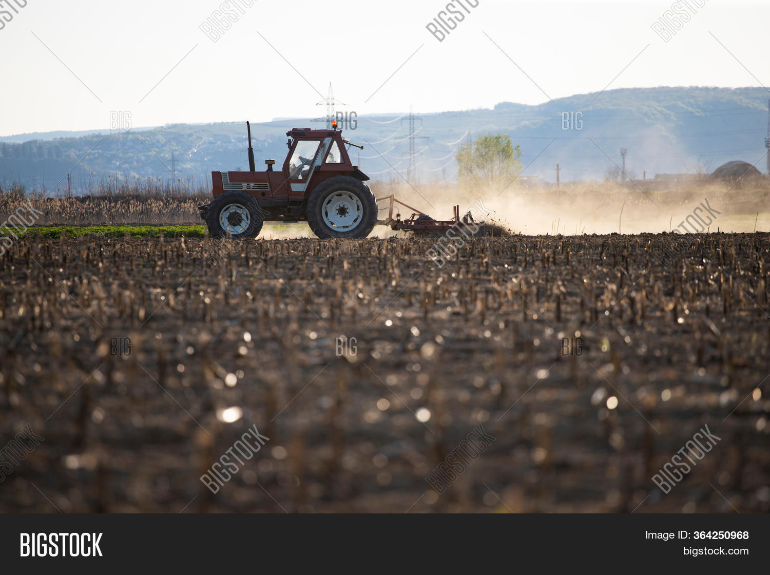Tractor Plowing Farm Image & Photo (Free Trial) | Bigstock