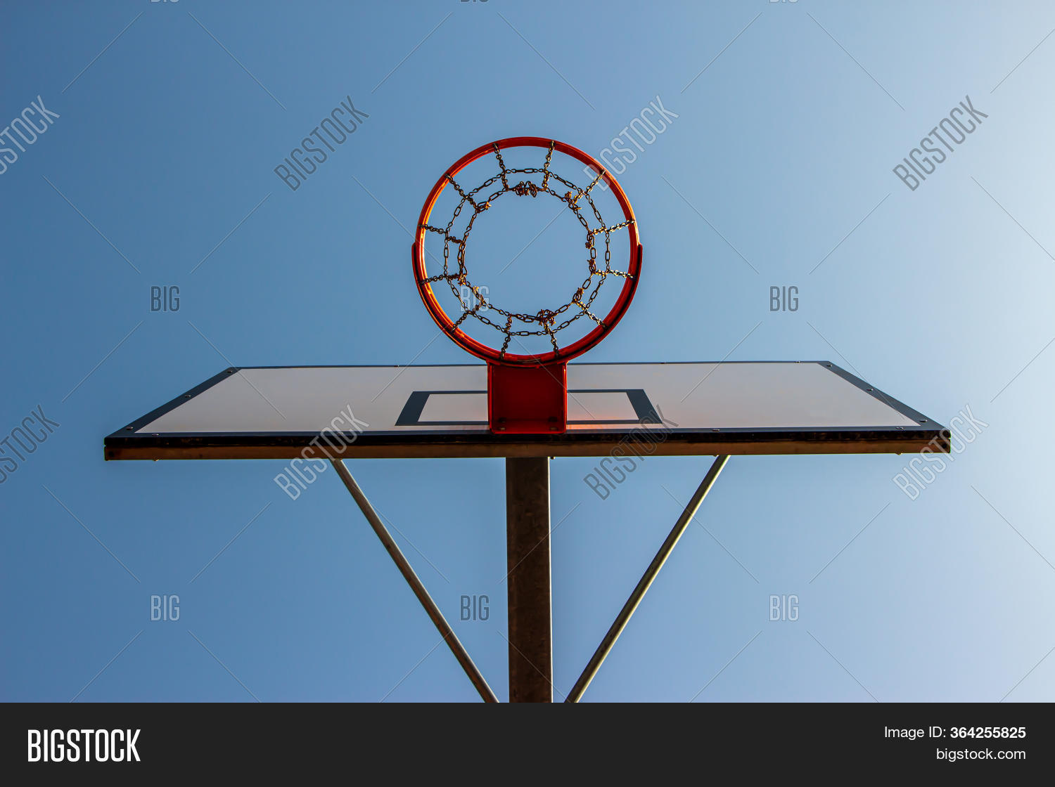 Basketball Ring Blue Image & Photo (Free Trial) | Bigstock