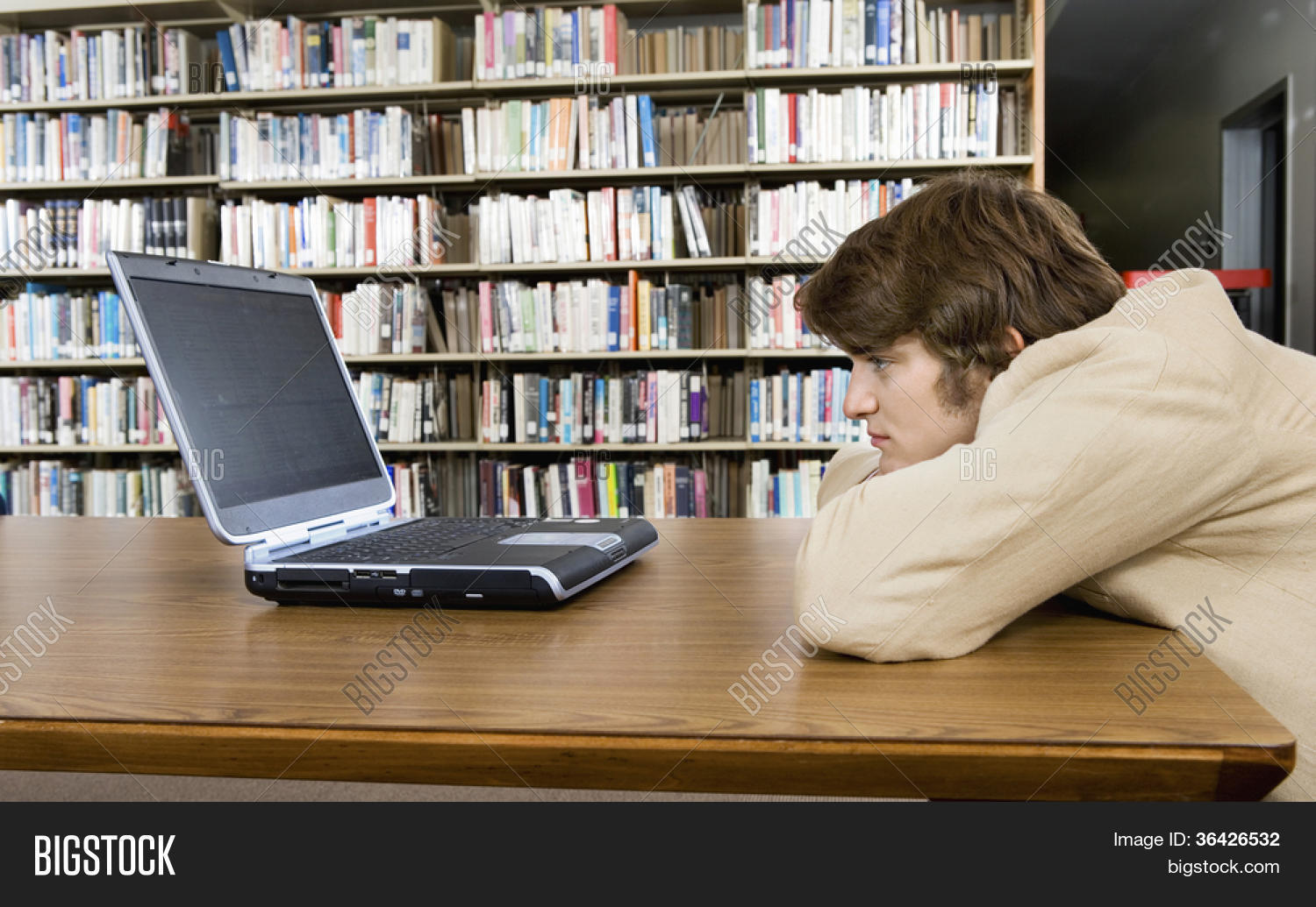 Side View Bored Male Image & Photo (Free Trial) | Bigstock