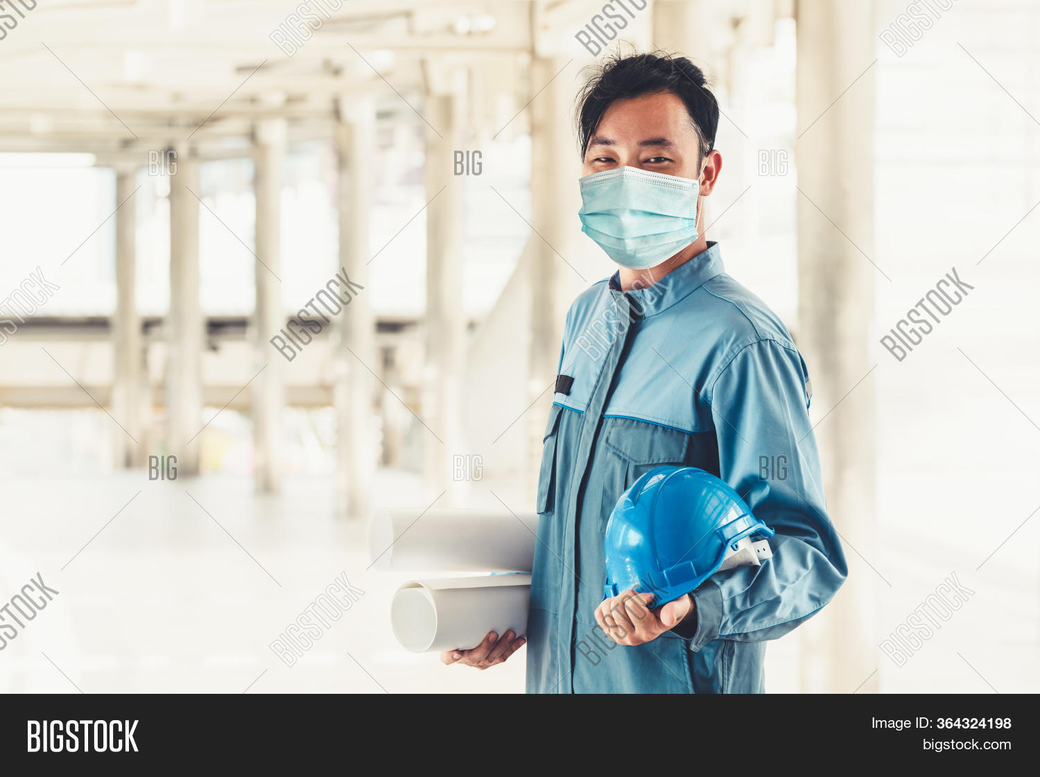 Worker Face Mask Image & Photo (Free Trial) | Bigstock